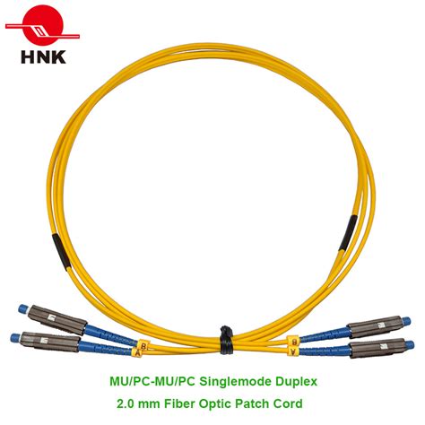 Mu Pcupc Simplex Duplex Singlemode Multimode Fiber Optic Patch Cord