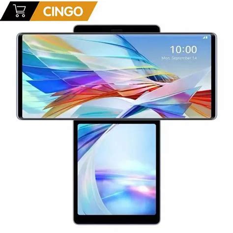 Original Unlocked LG WING F100N F100VM Rotating Dual Screen Smartphone Snapdragon 765G 4000mAh 6
