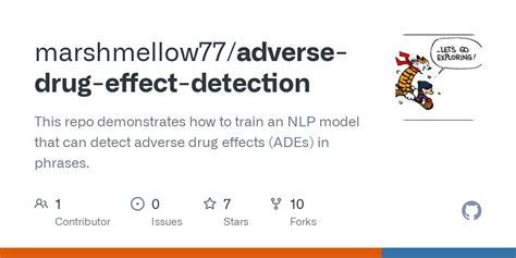 Github Marshmellow77 Adverse Drug Effect Detection This Repo
