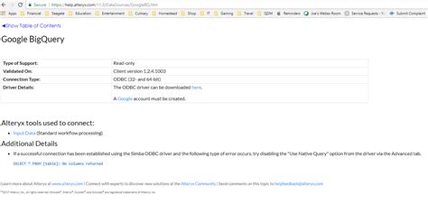 Connecting Alteryx To Big Query Tables Questionabledecisionmaking Com