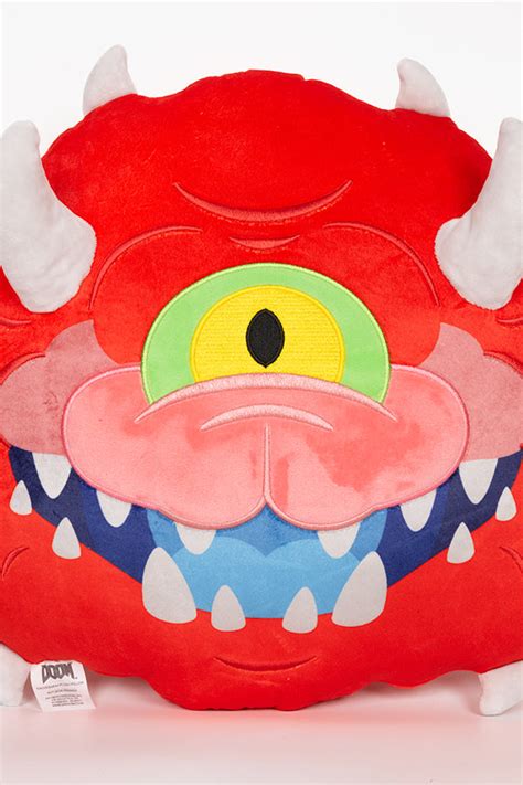 Doom Cacodemon Plush Pillow Official Bethesda Gear Store