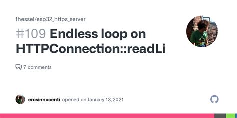 endless loop on connection readline · issue 109 · fhessel esp32