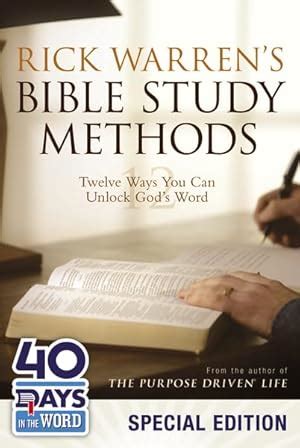 40 Days In The Word Love The Word Learn The Word Live The Word Rick