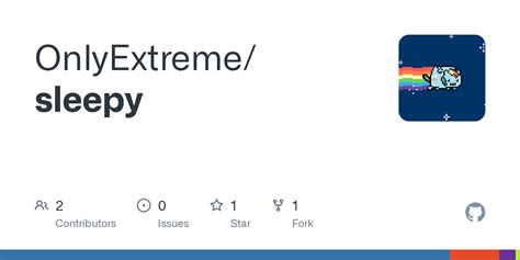 GitHub OnlyExtreme Sleepy