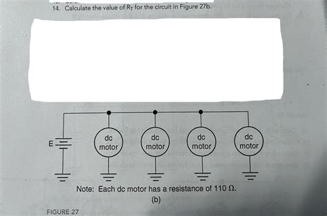 14 Calculate The Value Of RT For The Circuit In Figure 27b E Dc Motor Dc Motor Dc Motor Dc