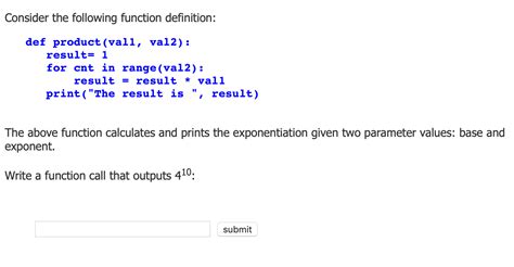 Solved Consider The Following Function Definition Def Chegg