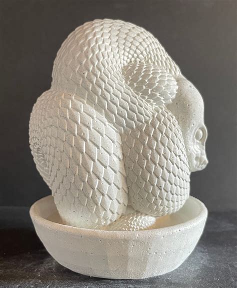 Python Cement Concrete 5 Inch Handmade Great T Idea Jlk Etsy