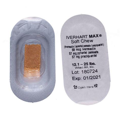 Iverhart Max For Dogs 121 25 Lbs Blue Box Protection