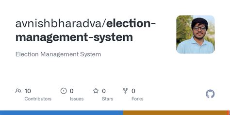 Github Avnishbharadvaelection Management System Election Management System