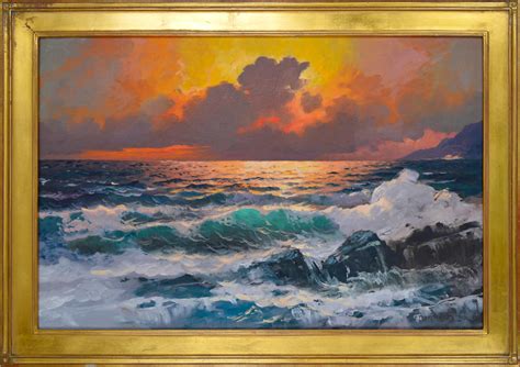 Alexander Dzigurski Sunset Glow At 1stdibs