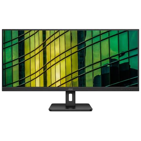 AOC U E M WLED WQHD Hz VA UltraWide Preto Monitor PC BG Tecnologia