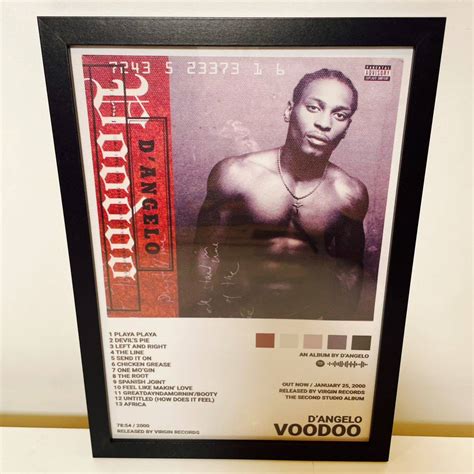 日本代購代標第一品牌【樂淘letao】－【黒額付きポスター】ディアンジェロ Dangelo Voodoo