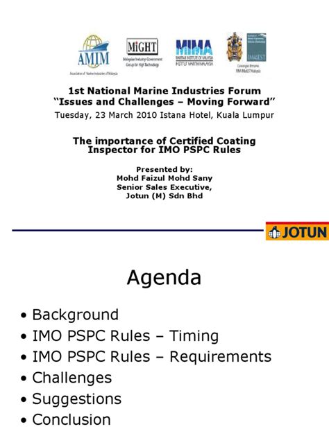 The Importance Of Certified Coating Inspector For Imo Pspc Rules Pdf