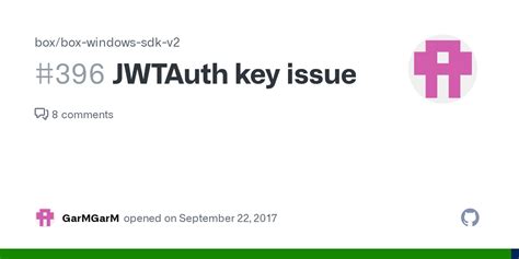 Jwtauth Key Issue · Issue 396 · Boxbox Windows Sdk V2 · Github