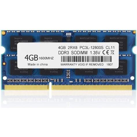 4GB DDR3, DDR3 1600 PC3-12800 DDR3 RAM 2RX8 DDR3L 1600 Sodimm 1.35V ...