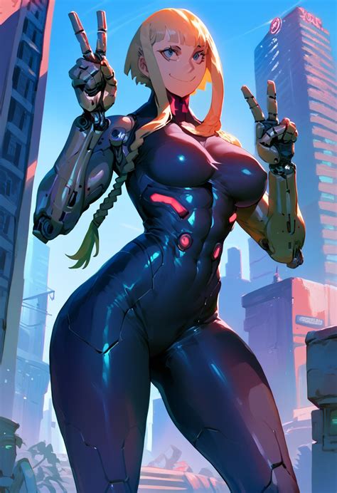 Cyberpunk Medusa Gorgon — Yodayo