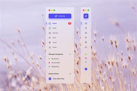 Sidebar Navigation On Behance