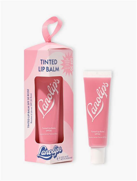 Tinted Lanolin Lip Balm Spf30 Rose Bauble Holiday T Lanolips Uk