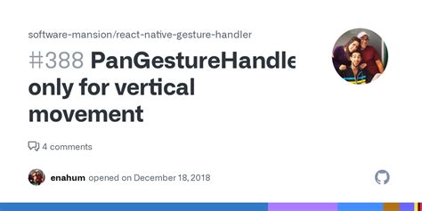 PanGestureHandler Only For Vertical Movement Issue Software Mansion React Native