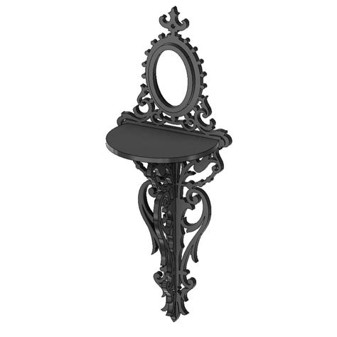 Gothic Witch Shelf Frame Svg Vintage Style Multilayer Shelf Design