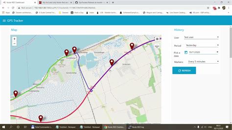 gps tracking with node red youtube