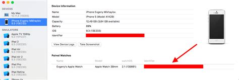 How To Get Apple Watch Udid With Xcode 73 Stack Overflow