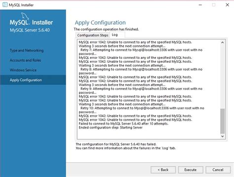 windows erro 1042 ao instalar mysql 8 011 no win 10 stack overflow
