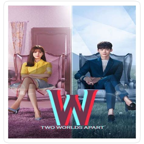 W Two Worlds Kdrama Sticker In 2025 Second World Kdrama Korean Tv