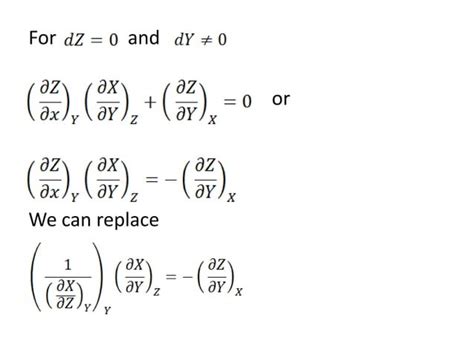 Thermodynamic Partial Diff Ppt