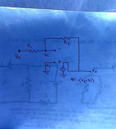 solved a derive a voltage gain av vo vi for an inverting amplifier