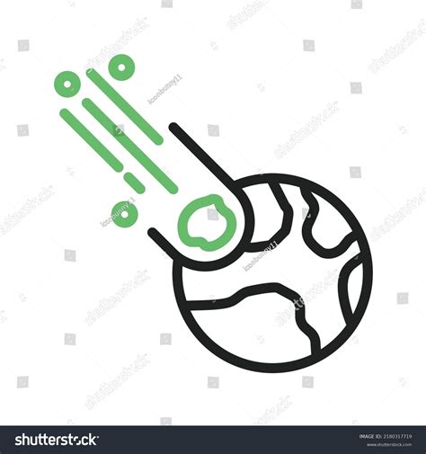 Impact Icon Vector Image Can Be Stock Vector Royalty Free 2180317719 Shutterstock