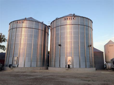 Stiffened Farm And Commercial Grain Bins Valley Agro Services Ltd