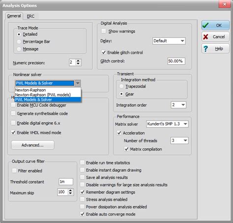 Analog Circuit Simulation Tina