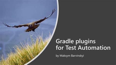 Gradle Plugins For Test Automation Pptx