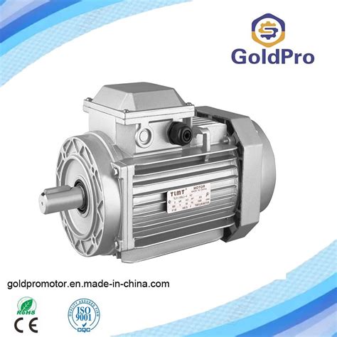 Low Noise B3 B5 B35 Mounting Ac 3 Phase Electric Motor With Aluminum