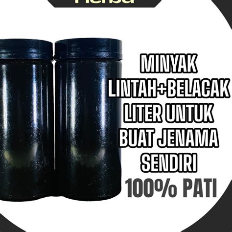 minyak lintah belacak asli 1 liter original pelbagai guna | Shopee Malaysia