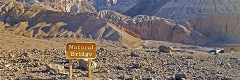 Natural Bridge Canyon Death Valley Ca Las Vegas Area Trails