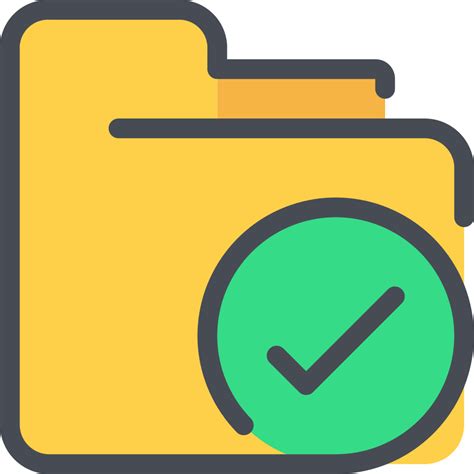 Folder Check File Folder File Document Document Check Icon Free