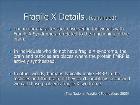PPT Fragile X Syndrome PowerPoint Presentation Free Download ID 4319720