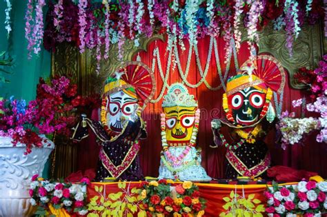 Lord Jagannath Balabhadra And Subhadra Stock Image Image Of