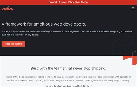Top 10 Front End Development Frameworks