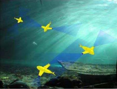 Envisioned Collaborative Sensing By A Group Of Underwater Robots With Download Scientific