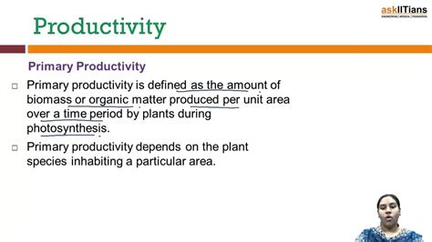 Primary Productivity Biology