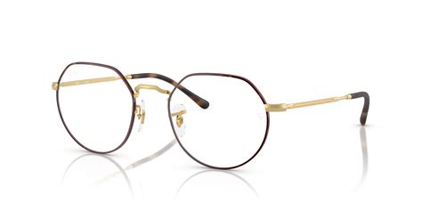 Jack Optics Les Lunettes De Vue Havane Mat Sur Or Arista Mat Avec