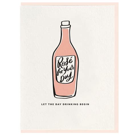 Let The Day Drinking Begin Letterpress Card