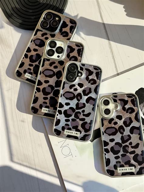 قاب گوشی آیفون 13 و آیفون 14 طرح پلنگی