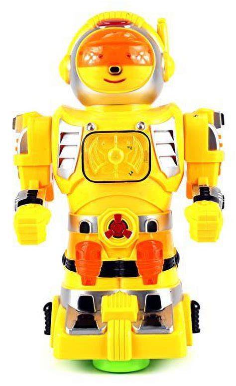 Star Show Robot Battery Operated Bump And Go Toy Robot Figure W