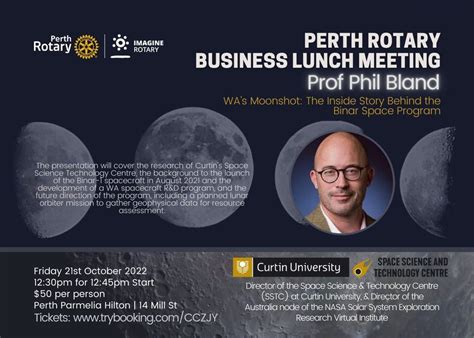 Perth Rotary Luncheon Prof Phil Bland Parmelia Hilton Perth 21