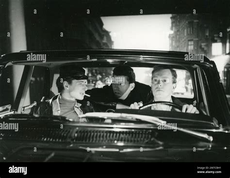 Danish Actors Jesper Langberg Right Birger Jensen Left And