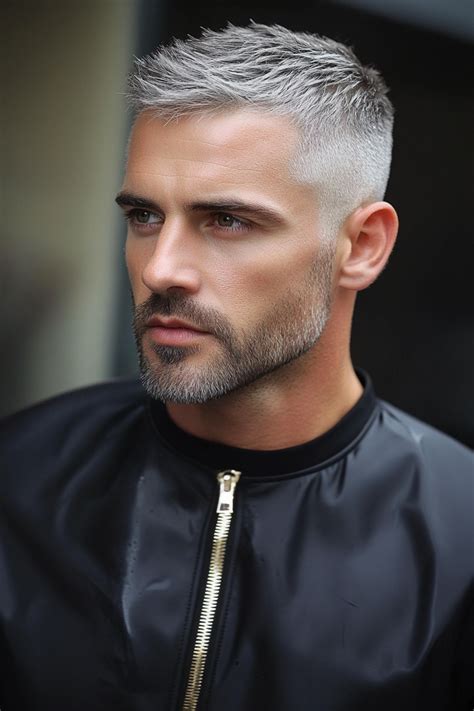 Easy Short Grey Hairstyles Grey Hair Men Short Haircuts For Older
